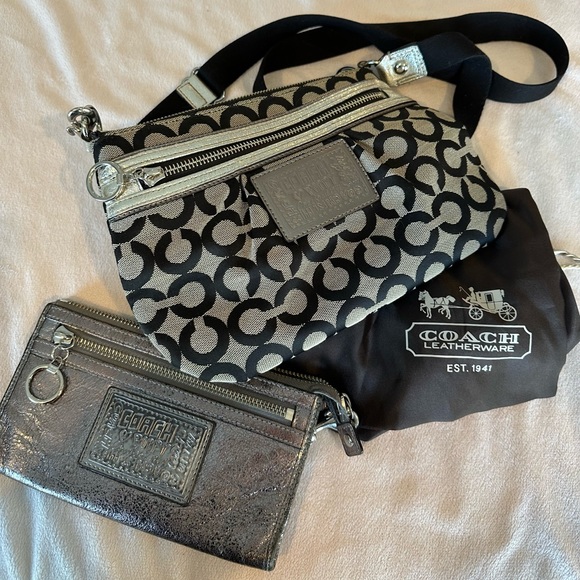 Coach | Bags | Coach Poppy Crossbody Bag W Matching Wallet | Poshmark